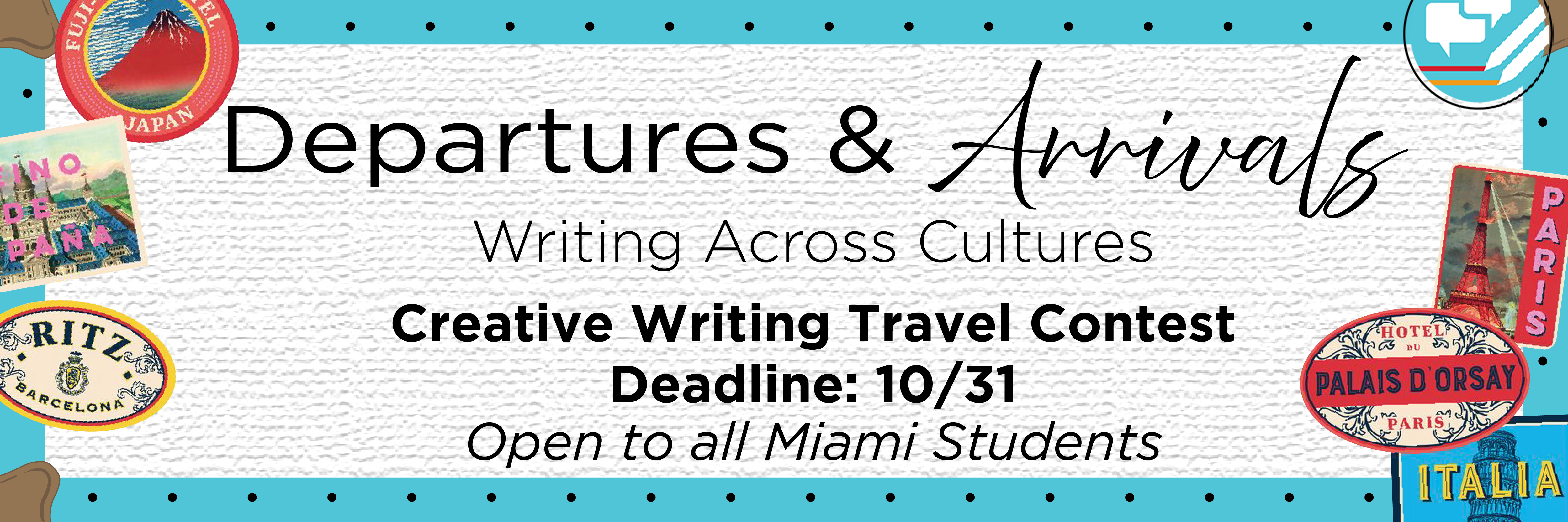 Howe Writing Center Creative Writing Contests | Miami University